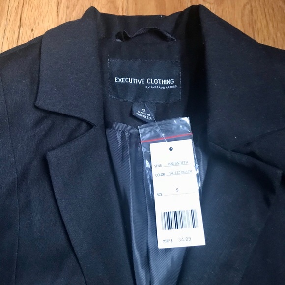 Executive Clothing | Jackets & Coats | Nwt Executive Clothing Fitted ...